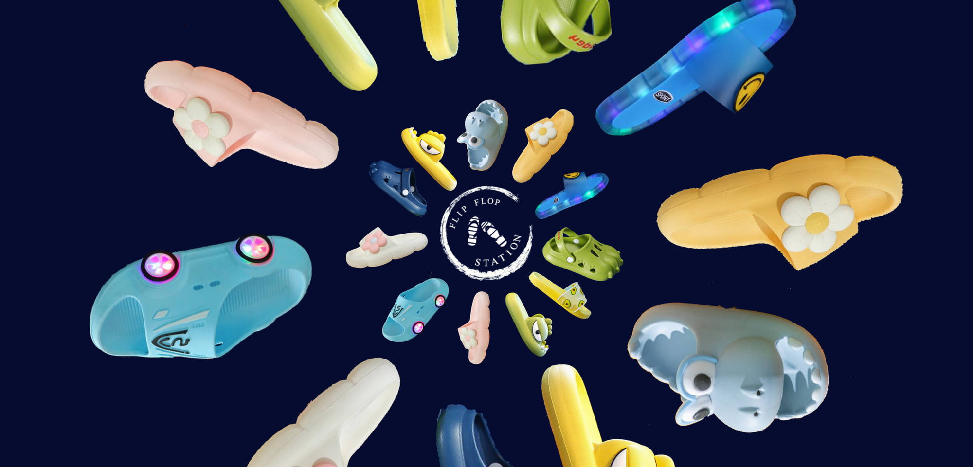 Little feet Sliders – Flip Flop Station